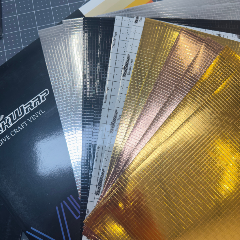Teckwrap Sheet Pack - Mosaic Textured – Sparkle Craft Vinyl Limited