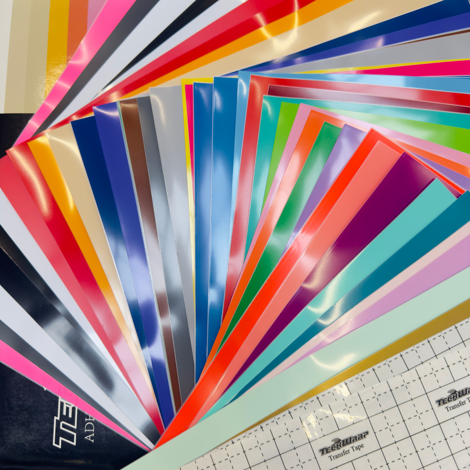 Teckwrap Sheet Pack - Solid colour ( 40 sheets) – Sparkle Craft Vinyl ...